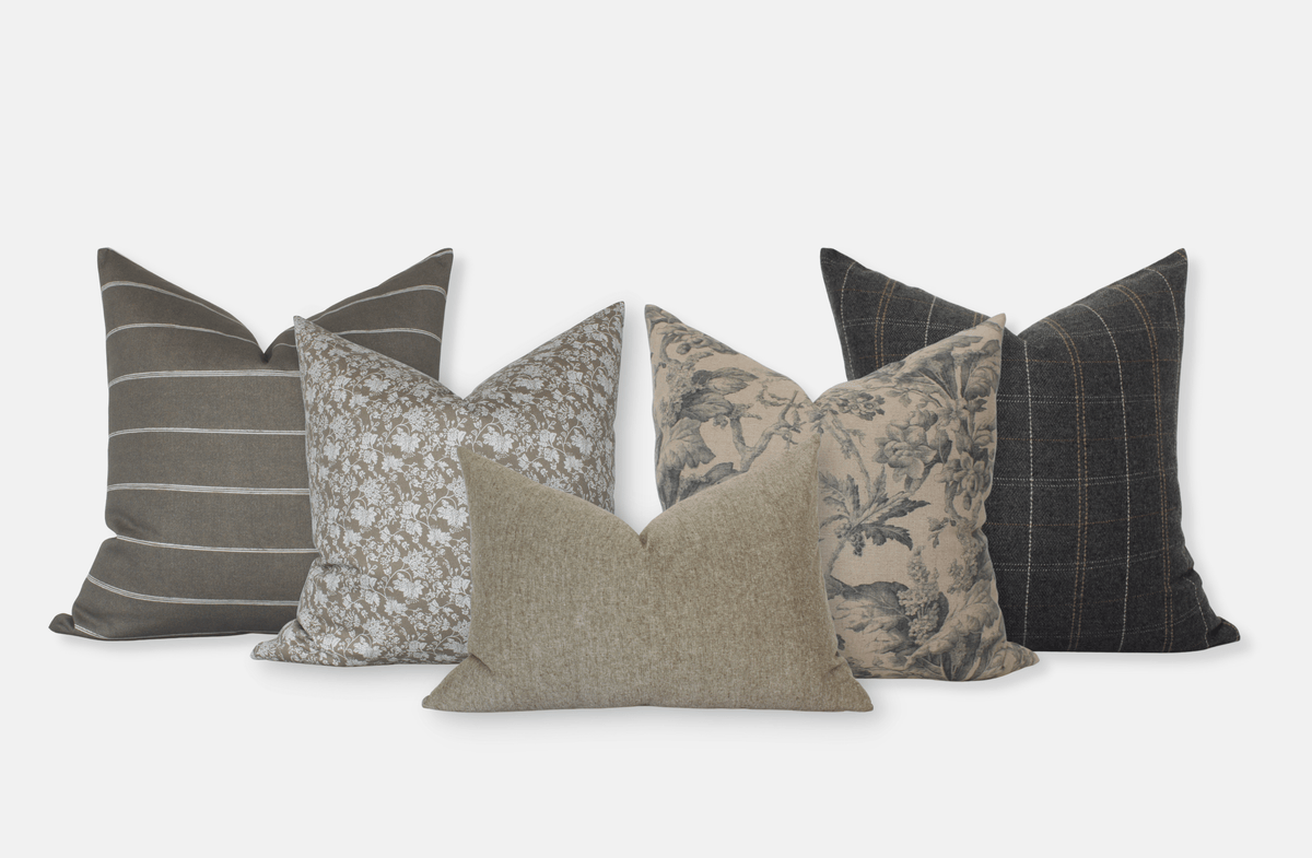 Moody Sofa Pillow Set | Moody Throw Pillows - Textileish