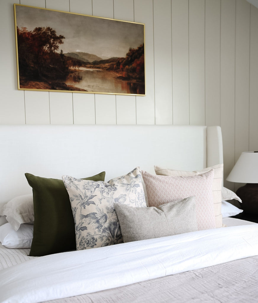 Sofa Pillow Set in Earthy Tones | Throw Pillows - Textileish